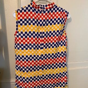 Dresses | Vintage Checkered 7s Dress | Poshmark